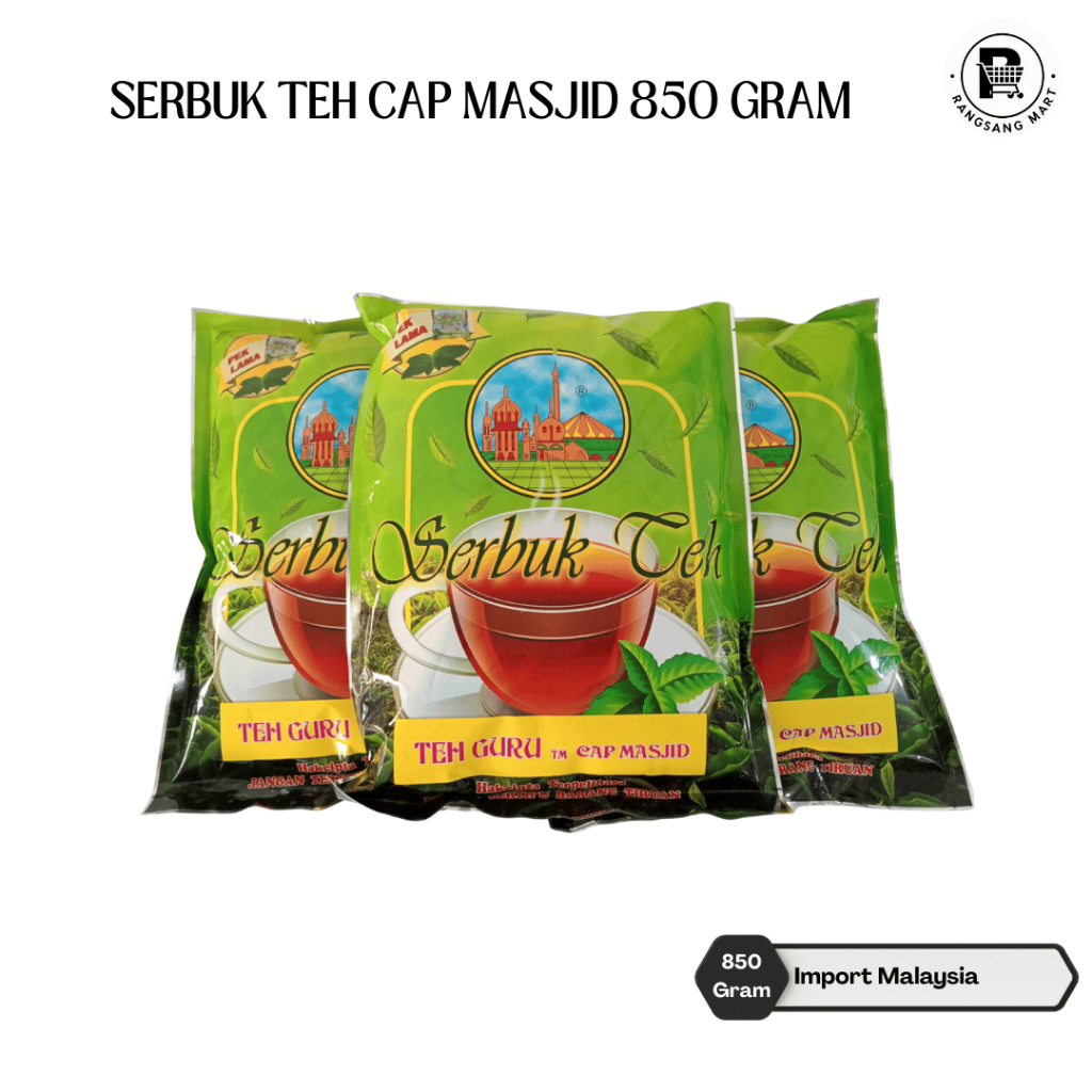 Jual SERBUK TEH CAP MASJID 850 GRAM MALAYSIA [Exp. 31 Desember 2025 ...