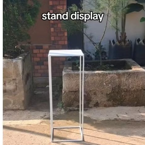 Jual stand display tinggi 100 cm tatakan 30 cm | Shopee Indonesia