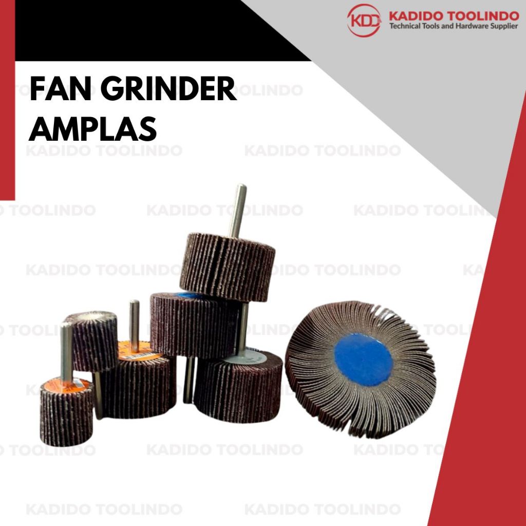 Jual Fan grinder amplas tangkai 25 x 25 A60 as 6 mm | Shopee Indonesia