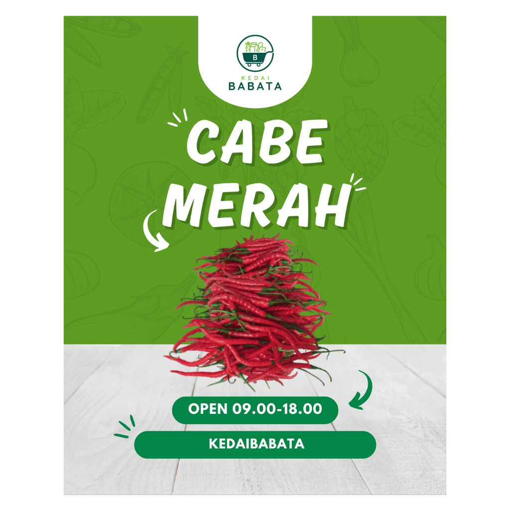 Jual Cabe Cabai lado Merah Bulat Utuh Jawa darek Kedai Babata Padang ...