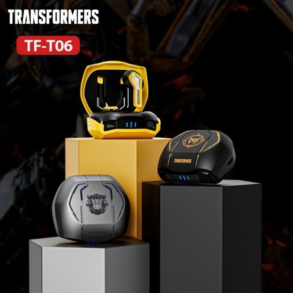 Jual TWS Monster X Transformers TF-T06 Earphone Bluetooth v5.4 True ...