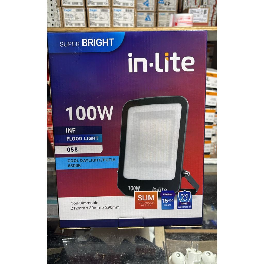 Jual INF058 IN-LITE LED LAMPU SOROT LED 100W 100 WATT INLITE LED FLOOD ...