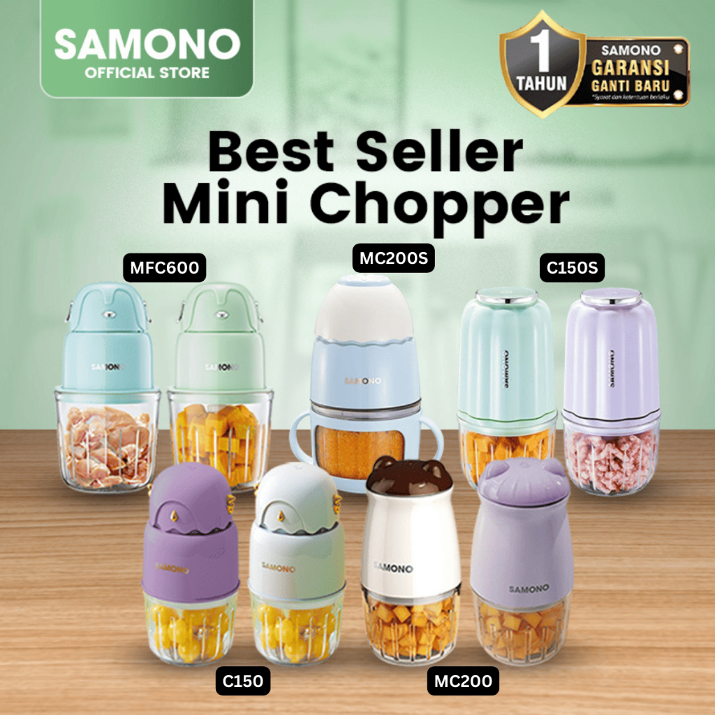 Jual SAMONO Best Seller Mini Chopper Food Grade choper multifungsi ...