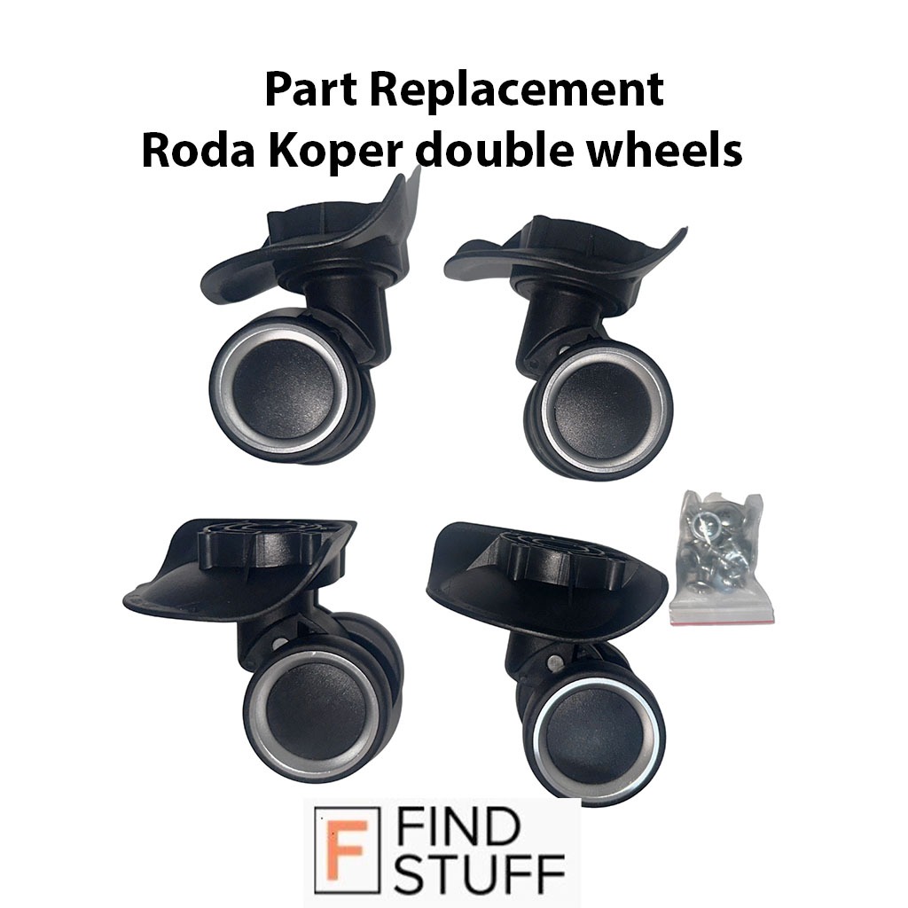 Jual PART REPLACEMENT | RODA KOPER DOUBLE PREMIUM | 1SET 4PCS | GRATIS ...