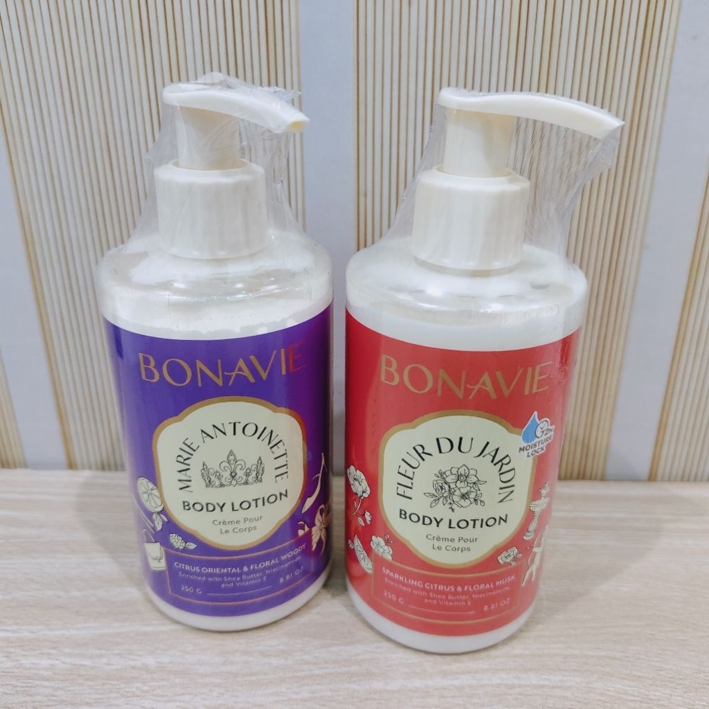 Jual BONAVIE BODY LOTION CREME POUR LE CORPS 250ML | Shopee Indonesia