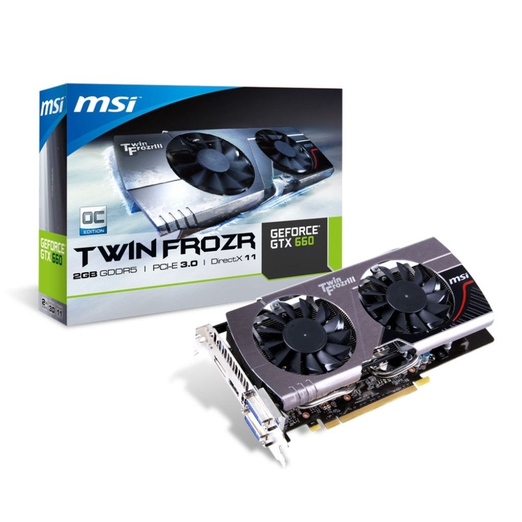 Jual VGA MSI GTX 660 TWIN FROZR 2GB DDR5 | Shopee Indonesia