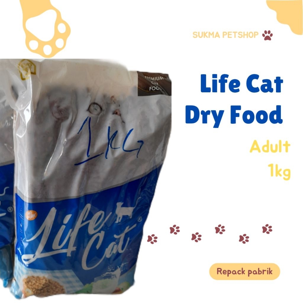 Jual Life Cat Dry Food 1kg Urinary Care | Shopee Indonesia