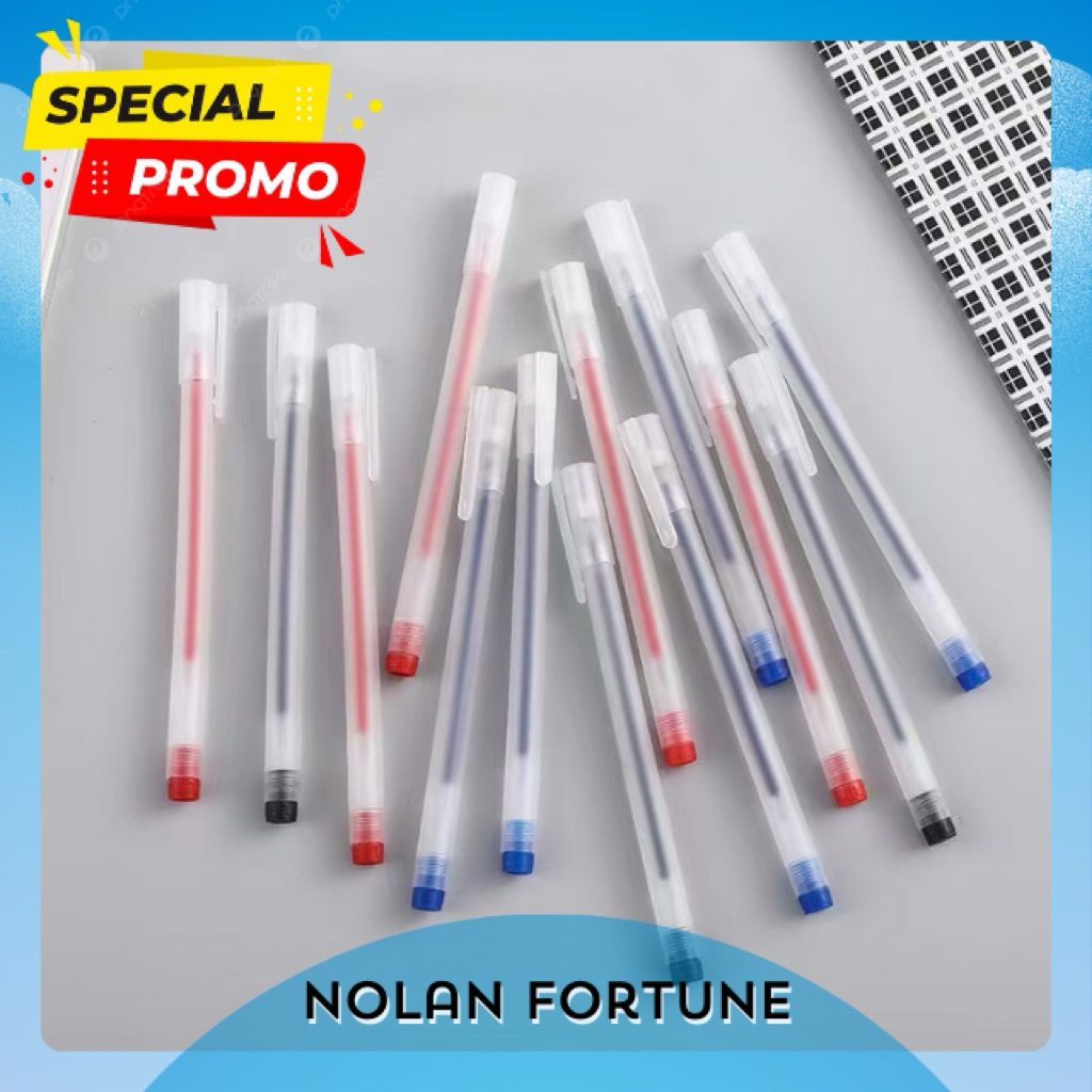 Jual NF - Pulpen Gel 0.5mm Bolpoin Pena Pulpen Tinta Gel Cair Pena ...