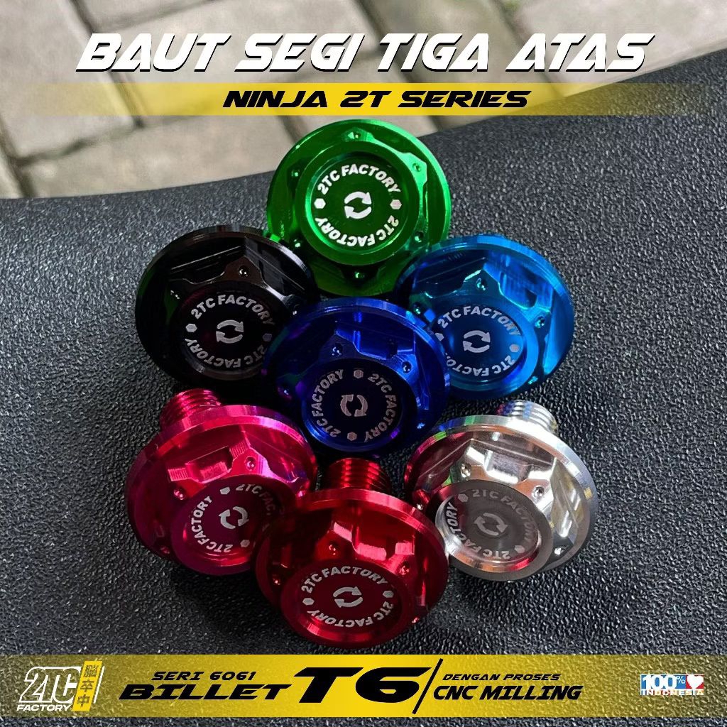 Jual BAUT SEGITA TIGA ATAS CNC KAWASAKI NINJA RR OLD DAN NEW BY 2TC ...