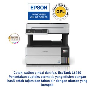 Jual Printer Epson L6490 L 6490 Print Scan Copy Fax Wi-Fi Duplex with ...