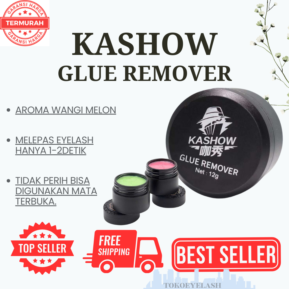 Jual KASHOW GLUE REMOVER EYELASH EXTENSION AROMA WANGI MELON PERONTOK ...
