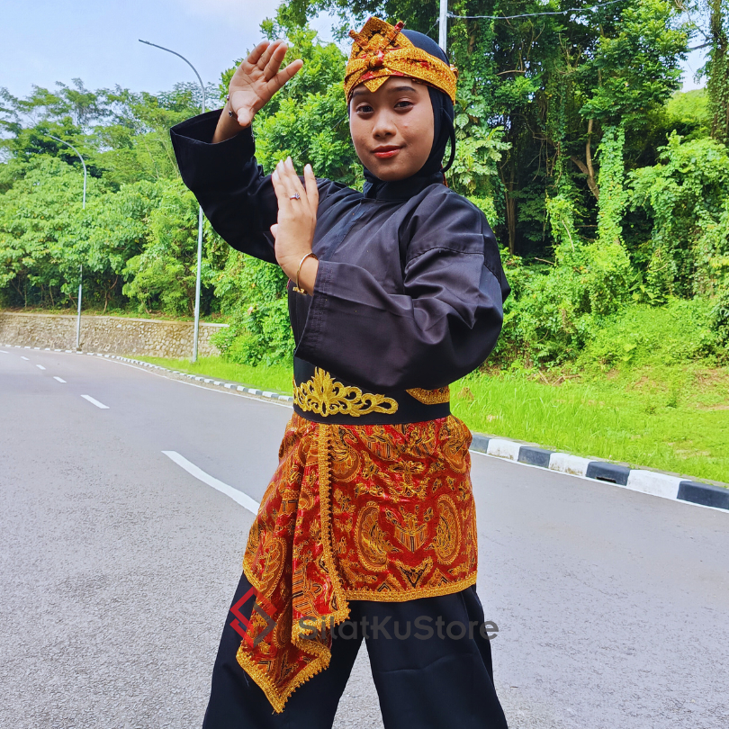 Jual Sembong Silat Songket Batik Prada Block 3 Layer Dodot Silat Kostum ...