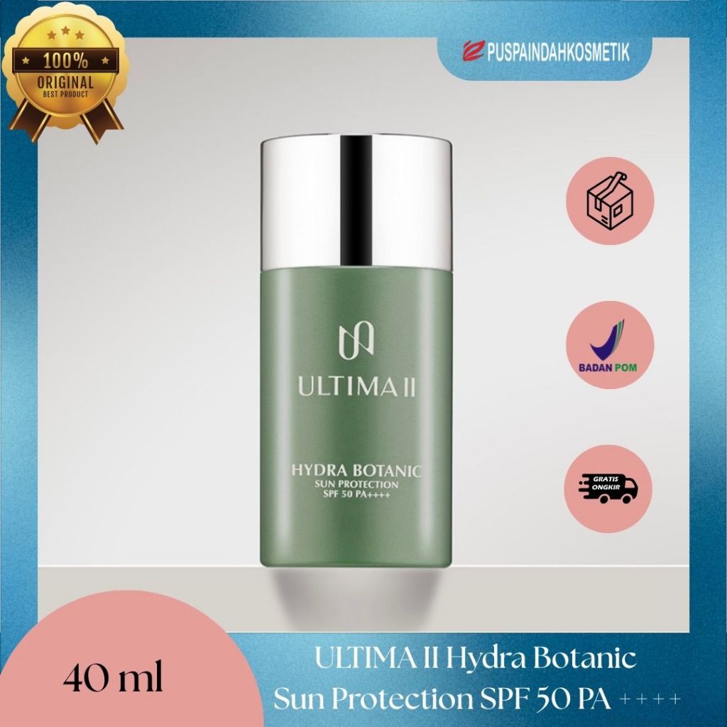 Jual ULTIMA II HYDRA BOTANIC SUN PROTECTION SPF 50 PA++++ 40ML | Shopee ...