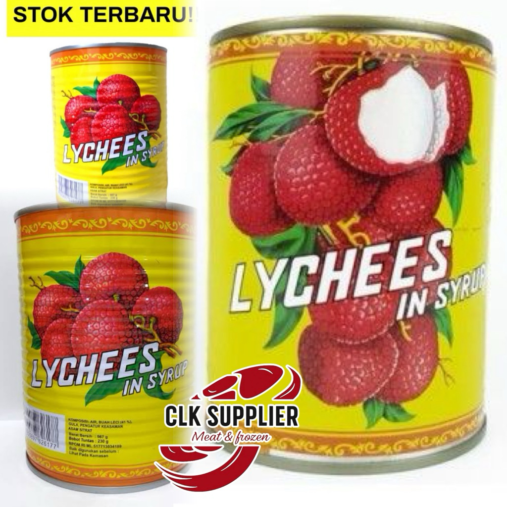 Jual Leci kaleng/ Buah leci / FYF LYCHEE 567gr /Lychee in syrup ...