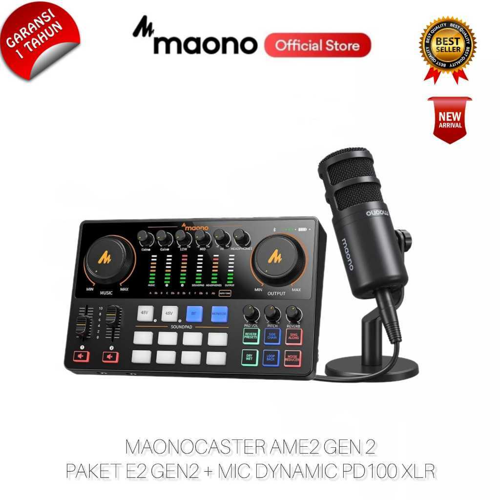 Jual NEW ORIGINAL MAONO AME2 Gen2 Paket with Mic PD100 AME 2 Gen 2 ...
