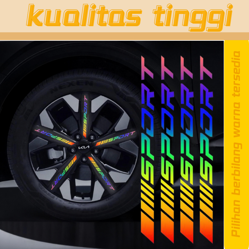 Jual Stiker Strip Reflektif Mobil Motor Berwarna Reflektif Velg Pelg ...