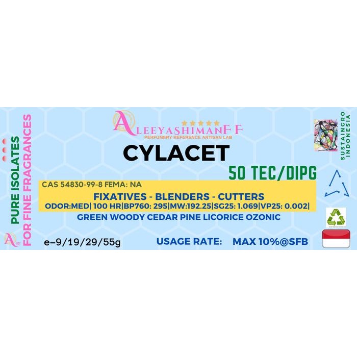 Jual AleeyashimanFF-CY11 – Cyclacet: Pure Isolate and/or Aroma Chemical ...