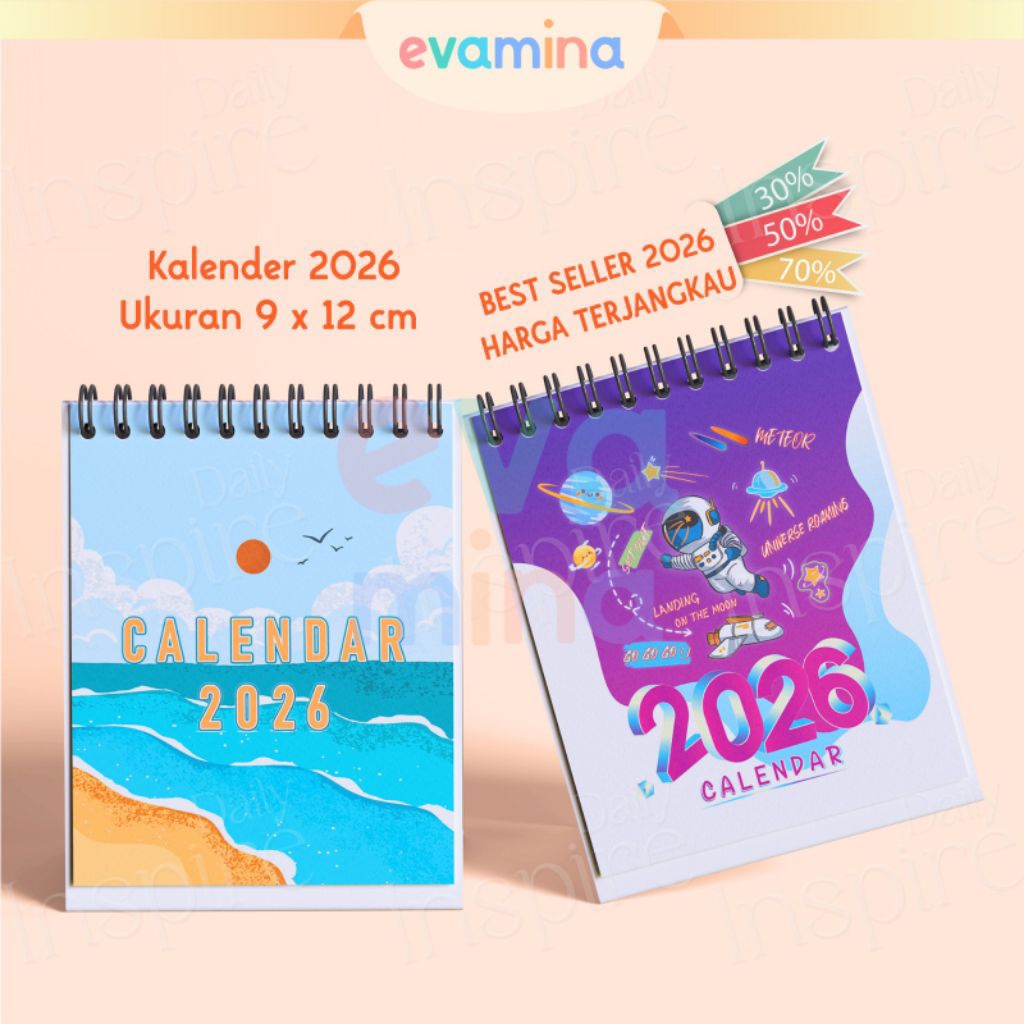 Jual Evamina Kalender Meja 2026 Terbaru Motif Lucu - Kalender Meja 2026 ...