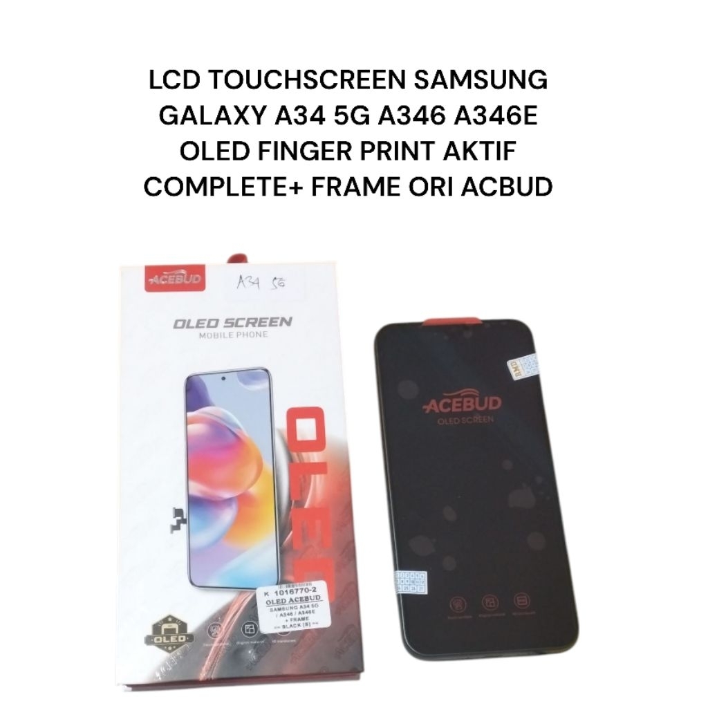 Jual LCD TOUCHSCREEN SAMSUNG GALAXY A34 5G A346 A346E OLED FINGER PRINT ...