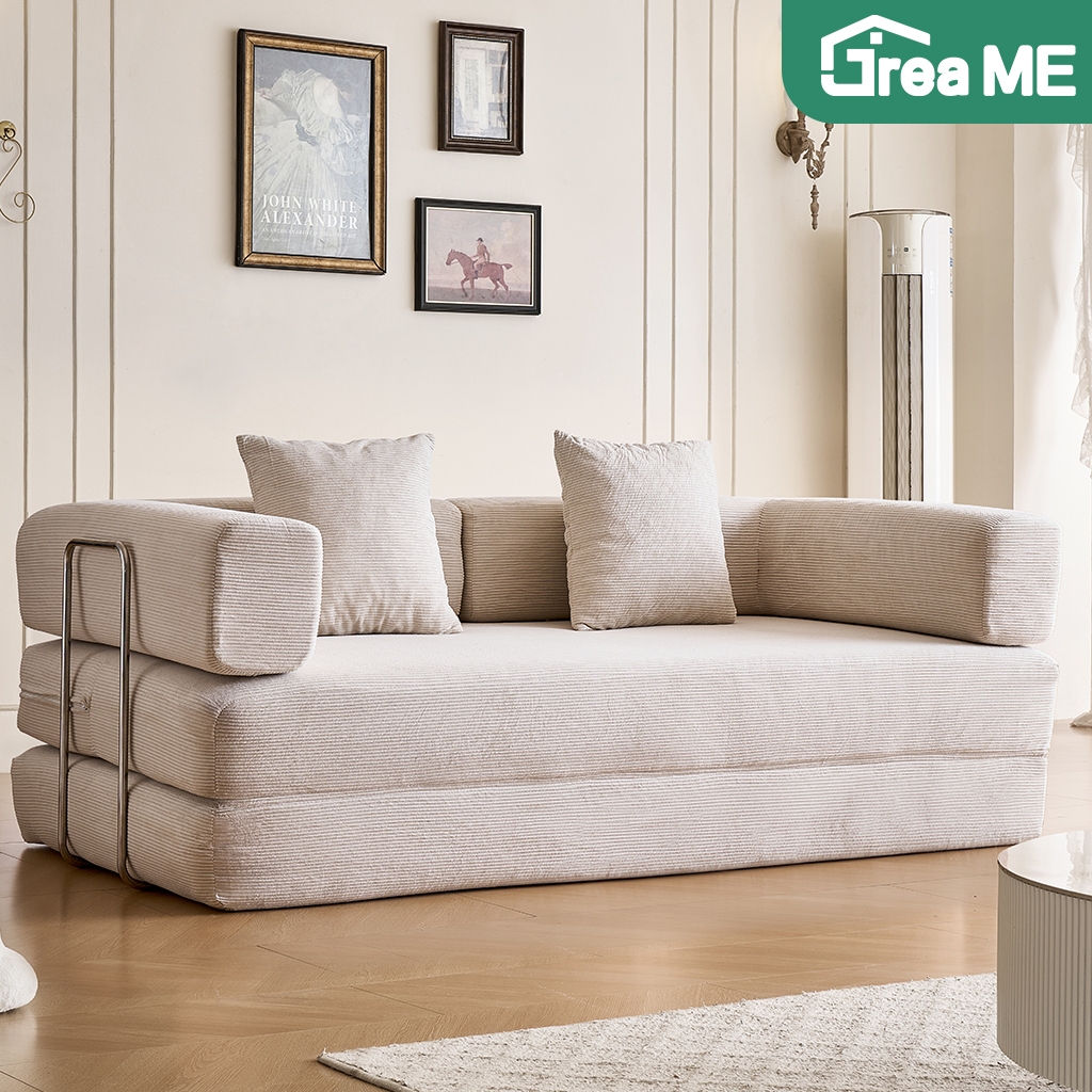 Jual Sofa Bed Lipat Minimalis 3 Kursi Bahan Vacuum Anti Bau, Rangka ...
