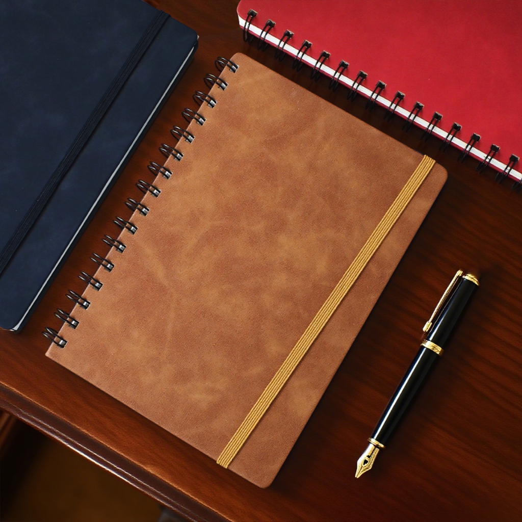 Jual Notebook tali A5 warna solid sampul kulit notebook lepas buku ...