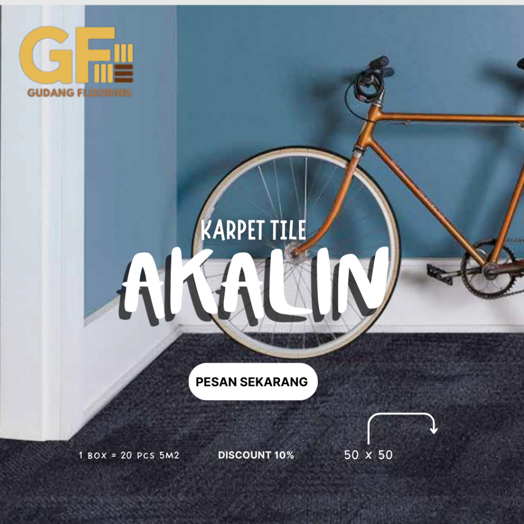 Jual Karpet Tile Akalin 50 x 50 cm (5m2) / 01 - Iron Stone | Shopee ...