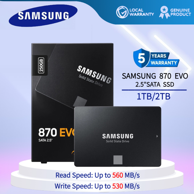 Jual Samsung SSD 870 EVO 500GB / 1TB SSD SATA SSD Internal SSD 2.5 SATA ...