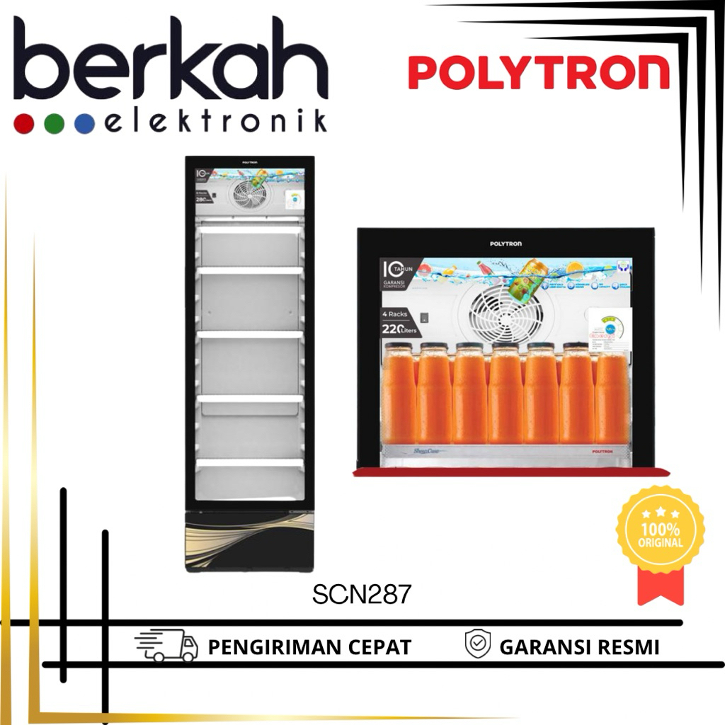 Jual POLYTRON SHOWCASE DISPLAY COOLER FAST COOLING 280L - SCN287 ...