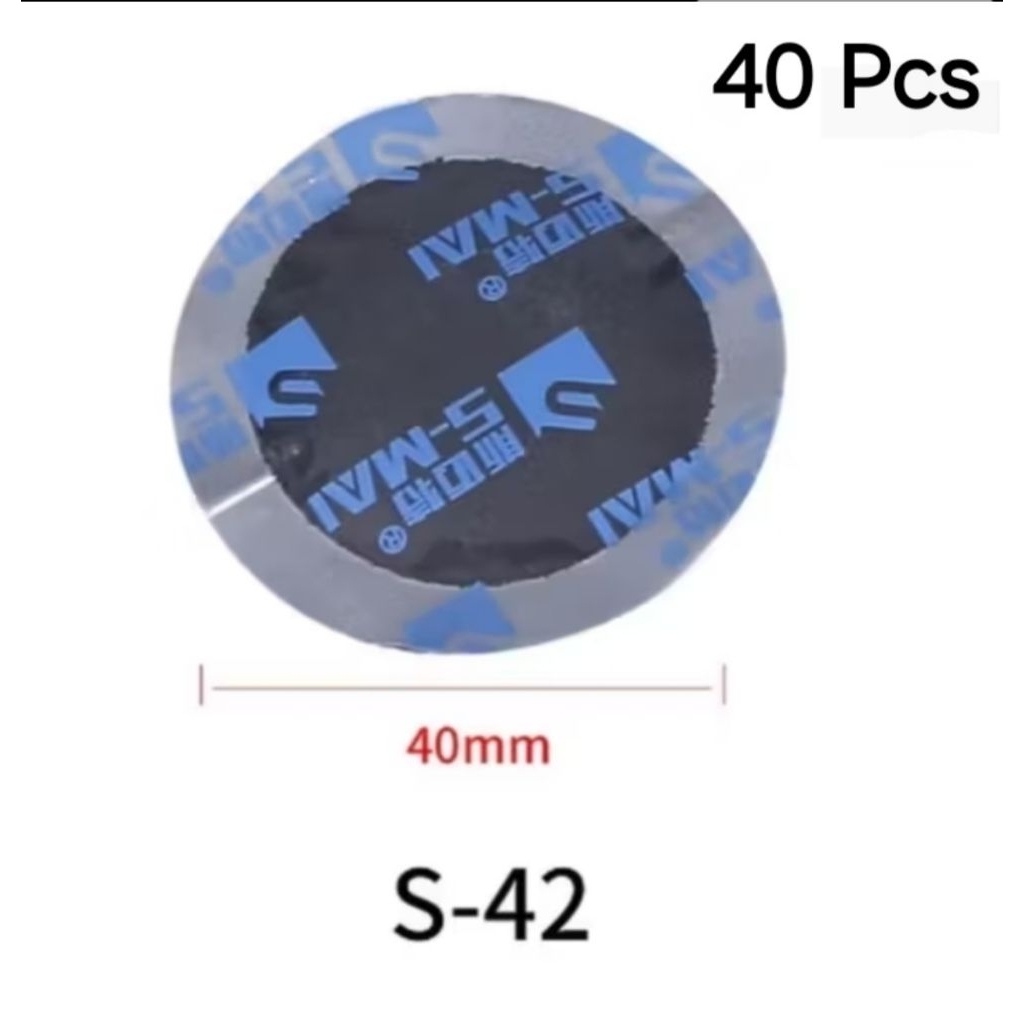 Jual Karet tambalan ban Tip Top ukuran 42 mm, 40 pcs | Shopee Indonesia