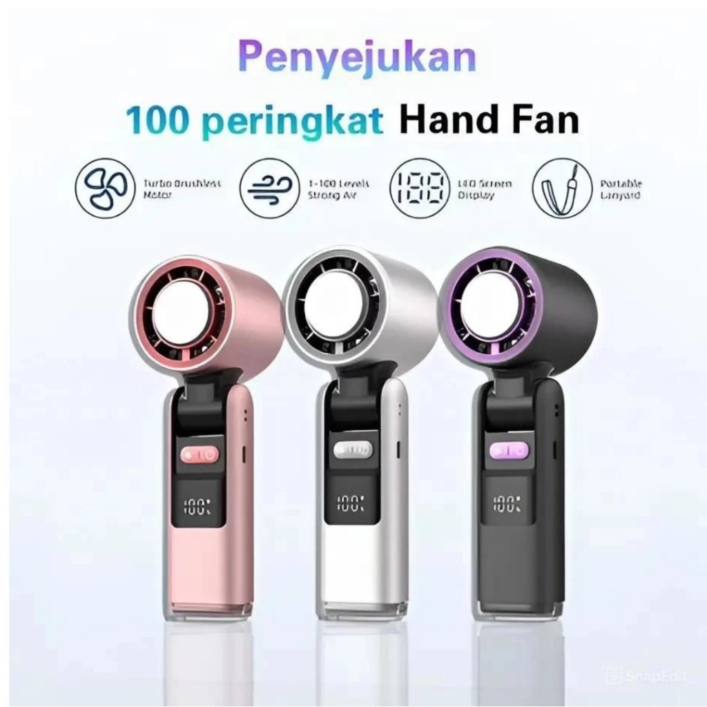 Jual Kipas Angin Ice feeling cold wind Portable Lipat Kipas Leher ...
