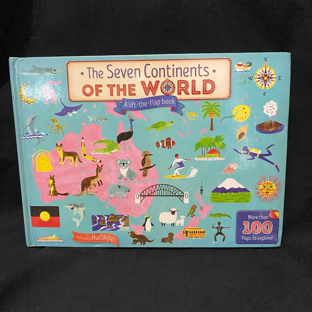 Jual Buku Anak Impor The Seven Continents of the World a Flip the Flap ...