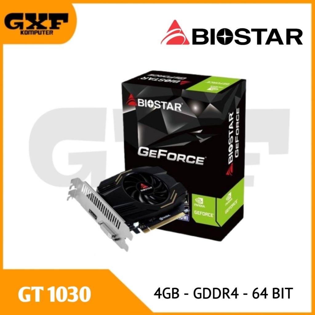 Jual VGA Biostar GT 1030 4GB GDDR4 64 BIT | Shopee Indonesia