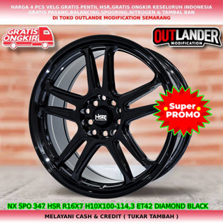 Jual Velg hsr ring16 untuk mobil Rush Zenix Accord CR-V HR-V BR-V Civic ...