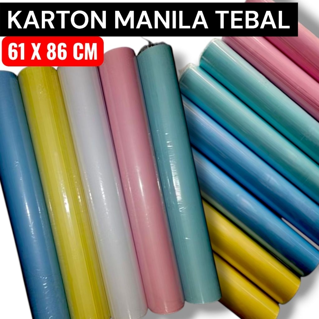 Jual [SATUAN] KARTON MANILA TEBAL UKURAN 61x86 CM | Shopee Indonesia