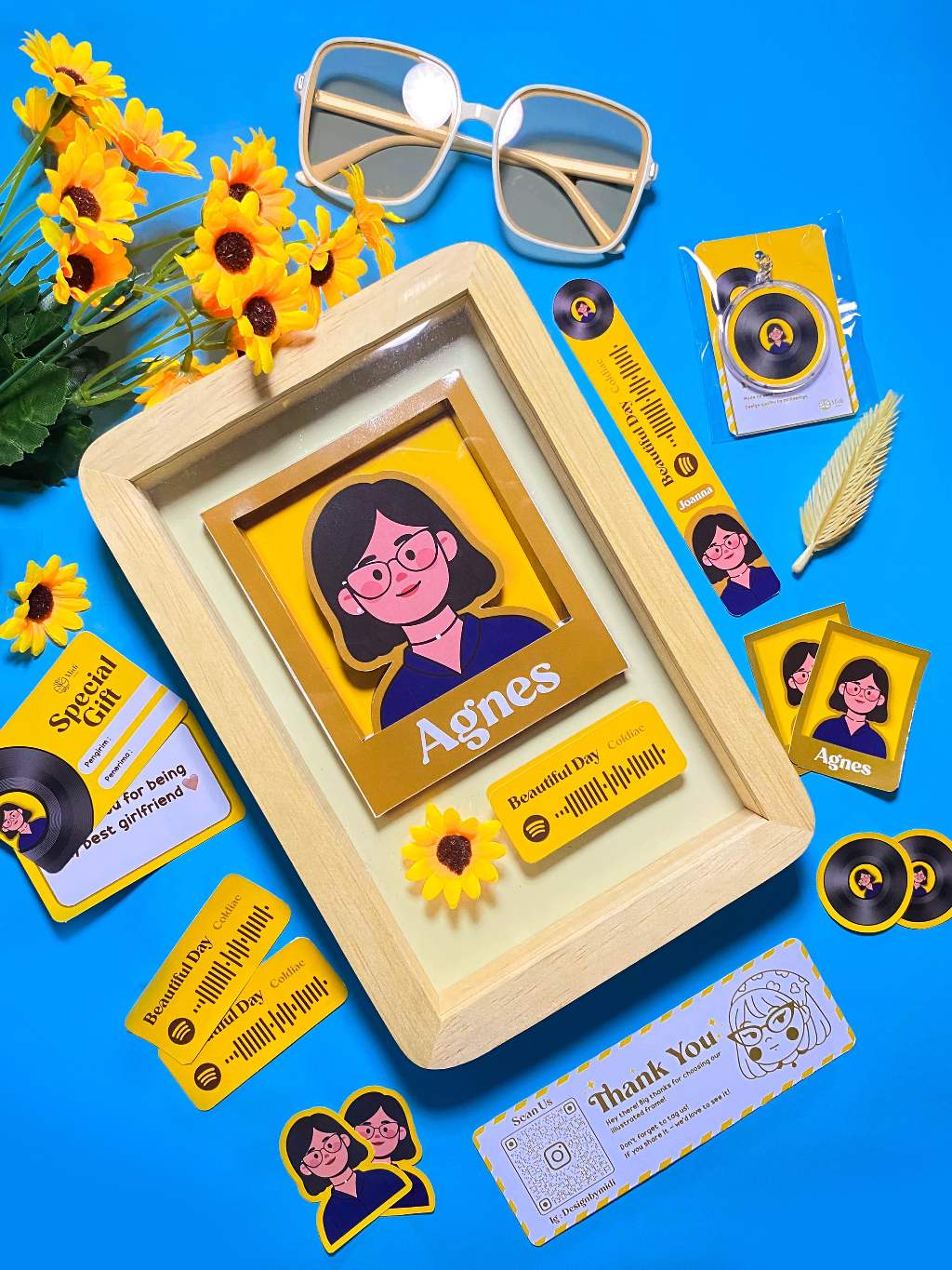 Jual SCRAP FRAME ILUSTRASI | KADO CUSTOM SCRAPFRAME, POP UP FRAME ...