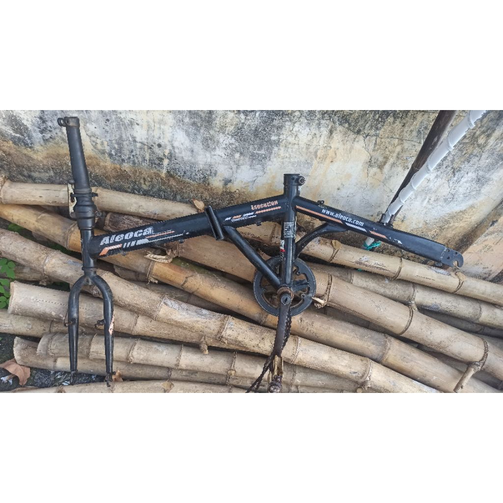 Jual frame set sepeda lipat 20 aleoca | Shopee Indonesia