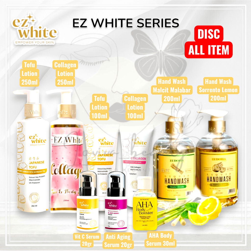 Jual Ez White Series / Japanese Tofu Lotion / Collagen Face & Body ...