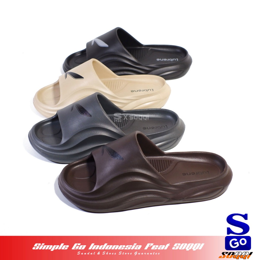 Jual Lubrene Cheetah Sandal Slop Pria Slide Original Sendal Selop Cowok ...