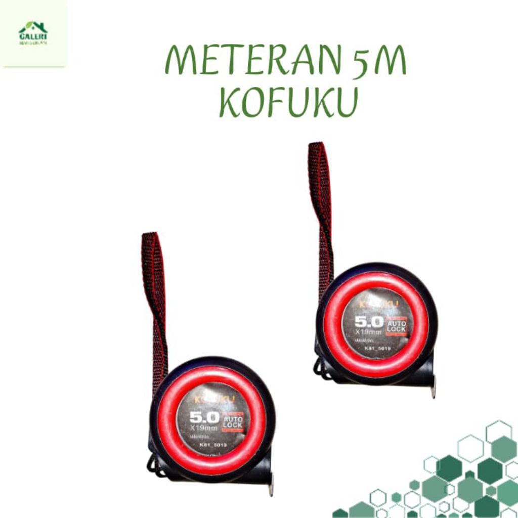 Jual METERAN AUTO LOCK METERAN MAQNET ANTI PECAH KOFUKU 5 METER ...