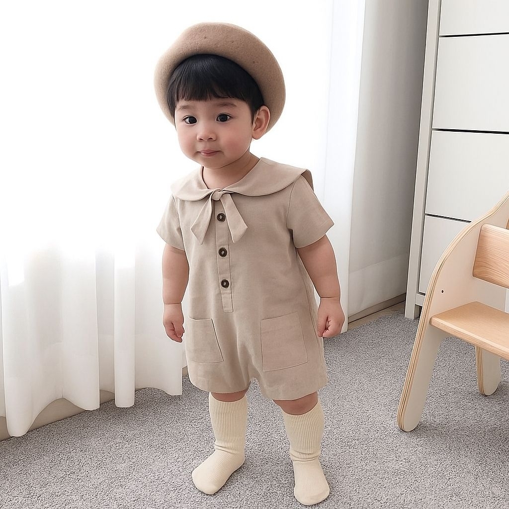Jual DearRussell Brielle Jumper Baby Kids Kerah Sailor Unisex NewBorn ...