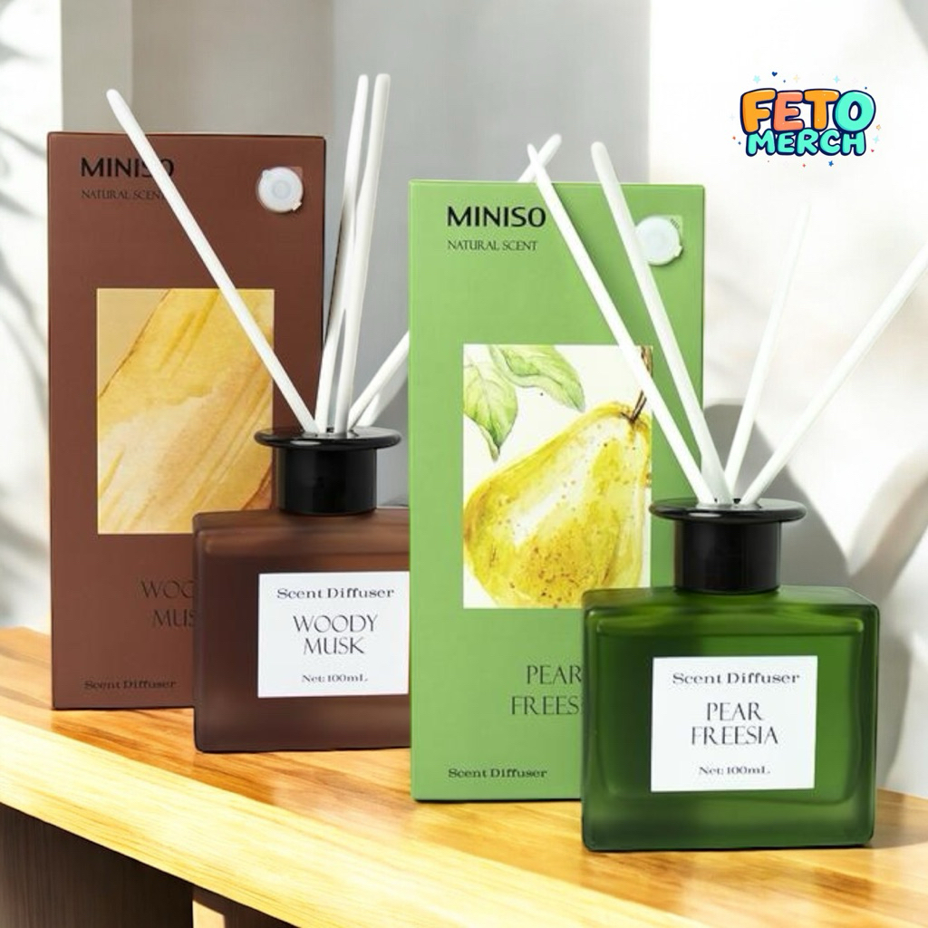 Jual MINISO SCENT DIFFUSER 100ml PEAR FREESIA WOODY MUSK VANILLA ...