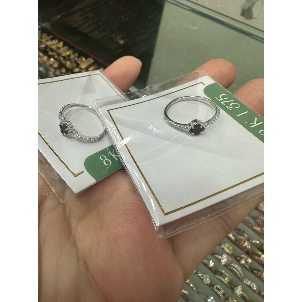Jual cincin mas putih VC hitam | Shopee Indonesia