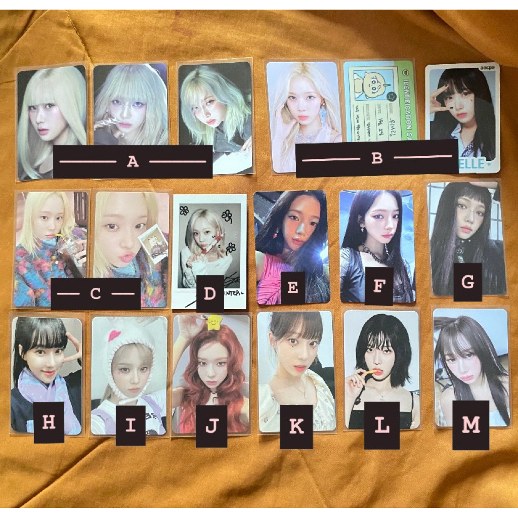 Jual WTS PC OFFICIAL AESPA WINTER KARINA | Shopee Indonesia
