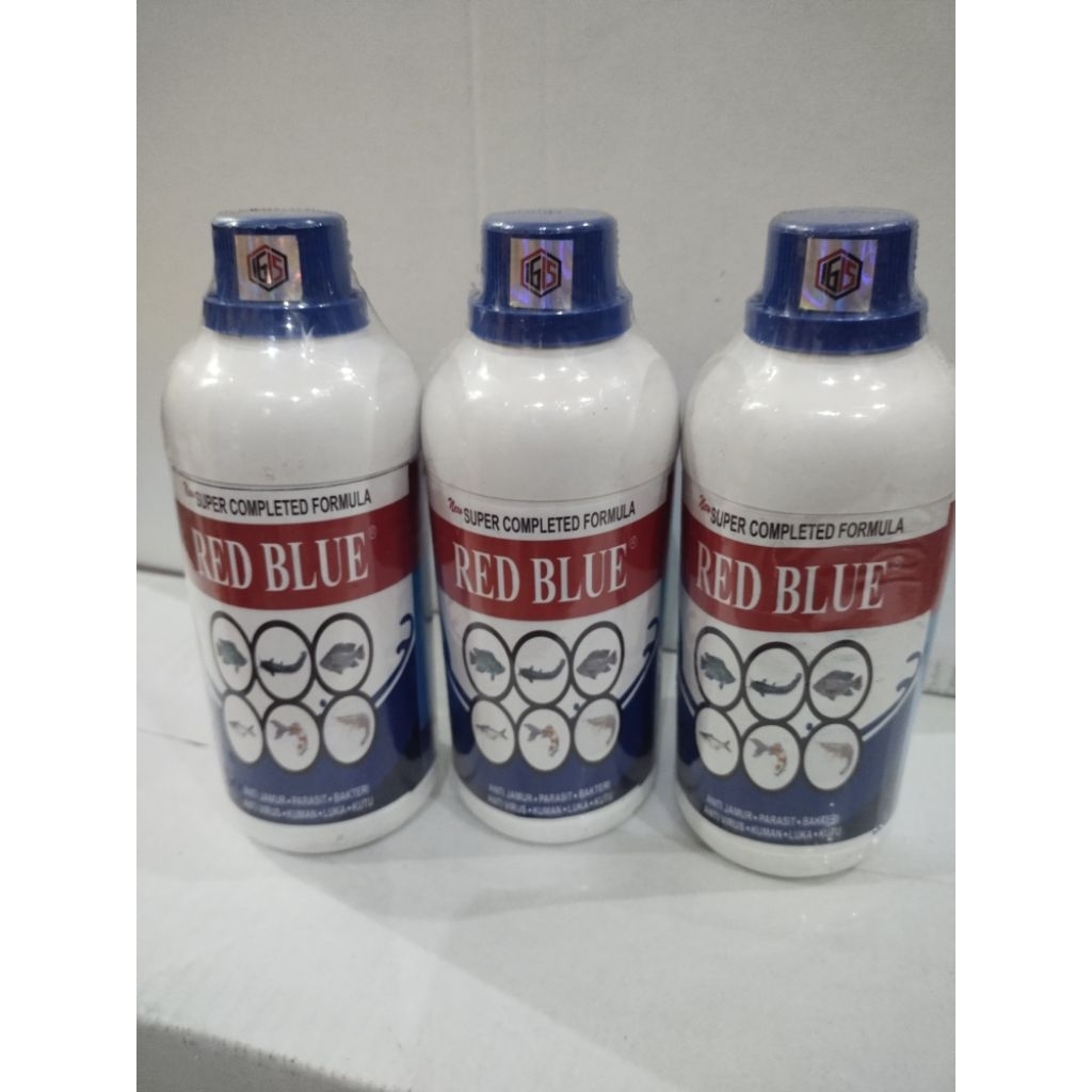 Jual RED BLUE OBAT IKAN kemasan 500ML | Shopee Indonesia