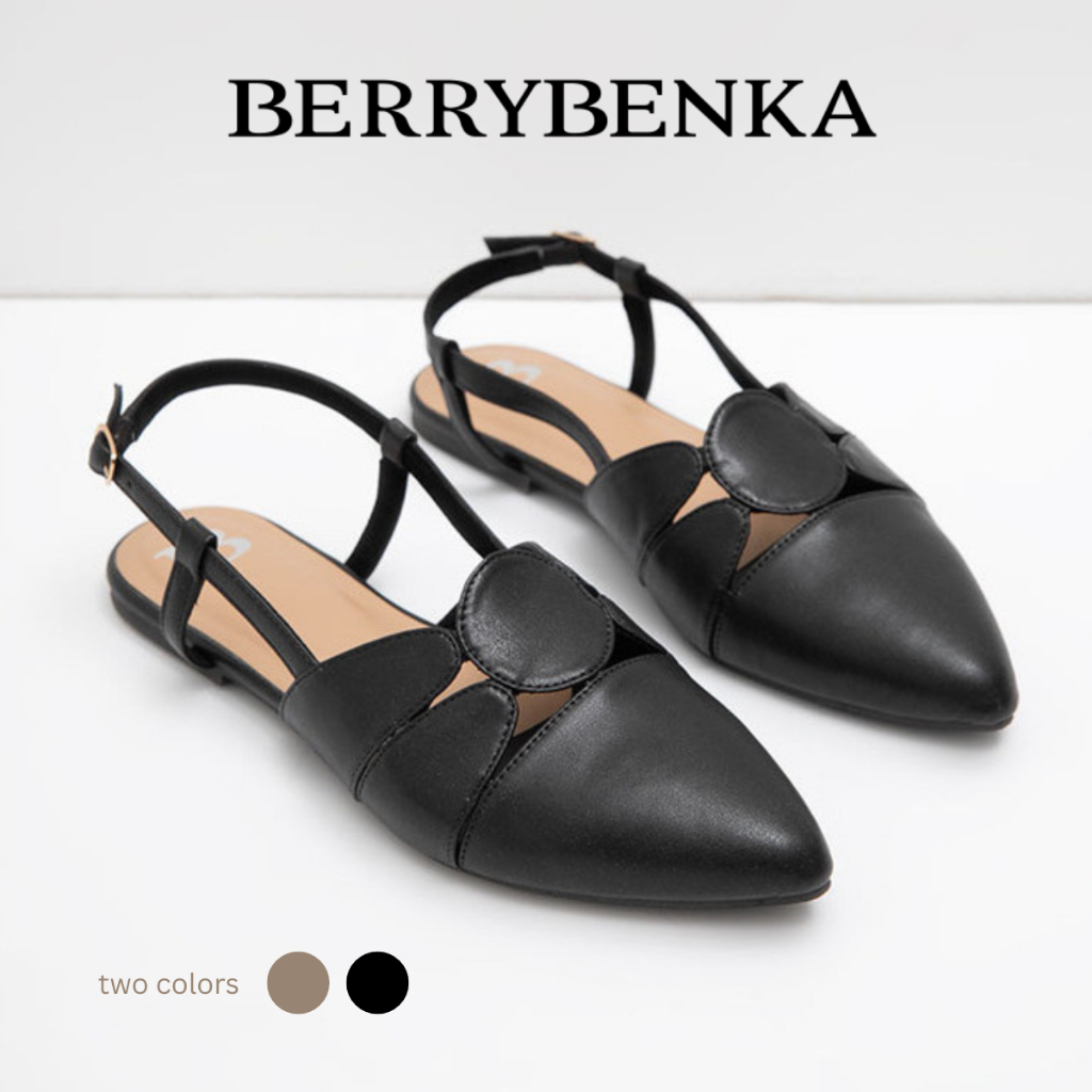 Jual Berrybenka - Sepatu Mules Wanita Sofia Erlisa Slingback Flat ...