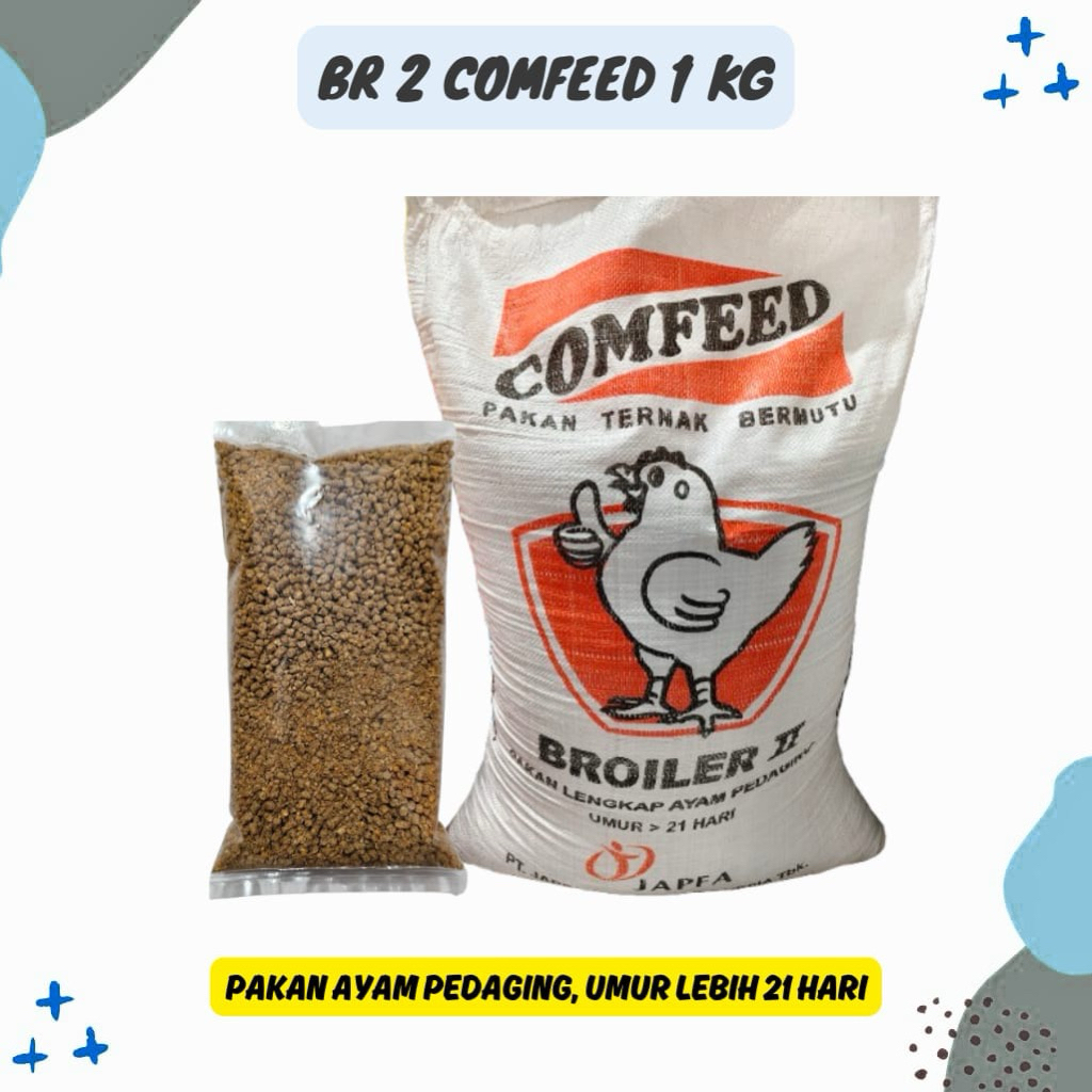 Jual PAKAN AYAM BR 2 COMFEED 1 KG | Shopee Indonesia