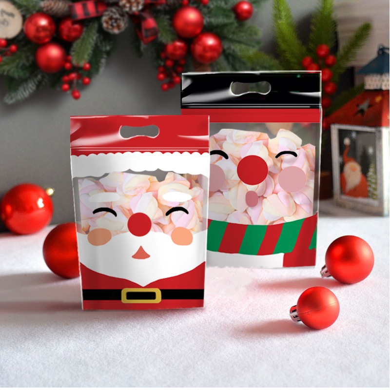 Jual [50 PC ZIPPER BAG SNACK NATAL] TEBAL Plastik ZIPLOCK / Zipper Bag ...