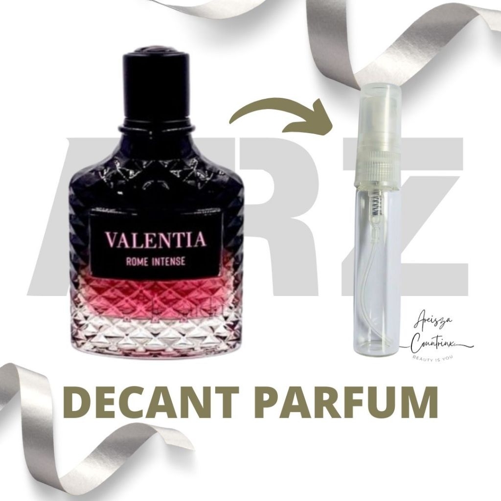 Jual Decant Parfum Fragrance World Valentia Rome Intense BOTOL KACA ...