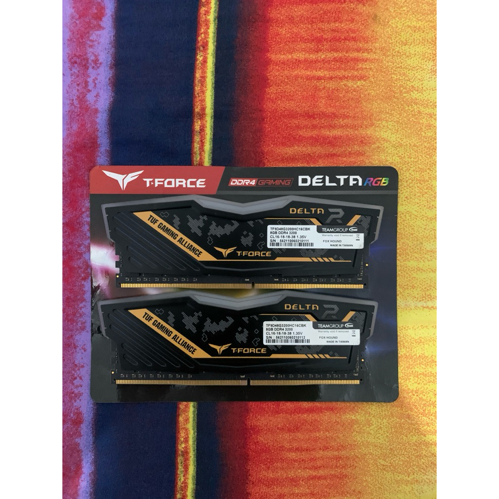 Jual Ram T-Force Tuf Gaming RGB DDR4 16gb (2x8gb) 3200mhz | Shopee ...
