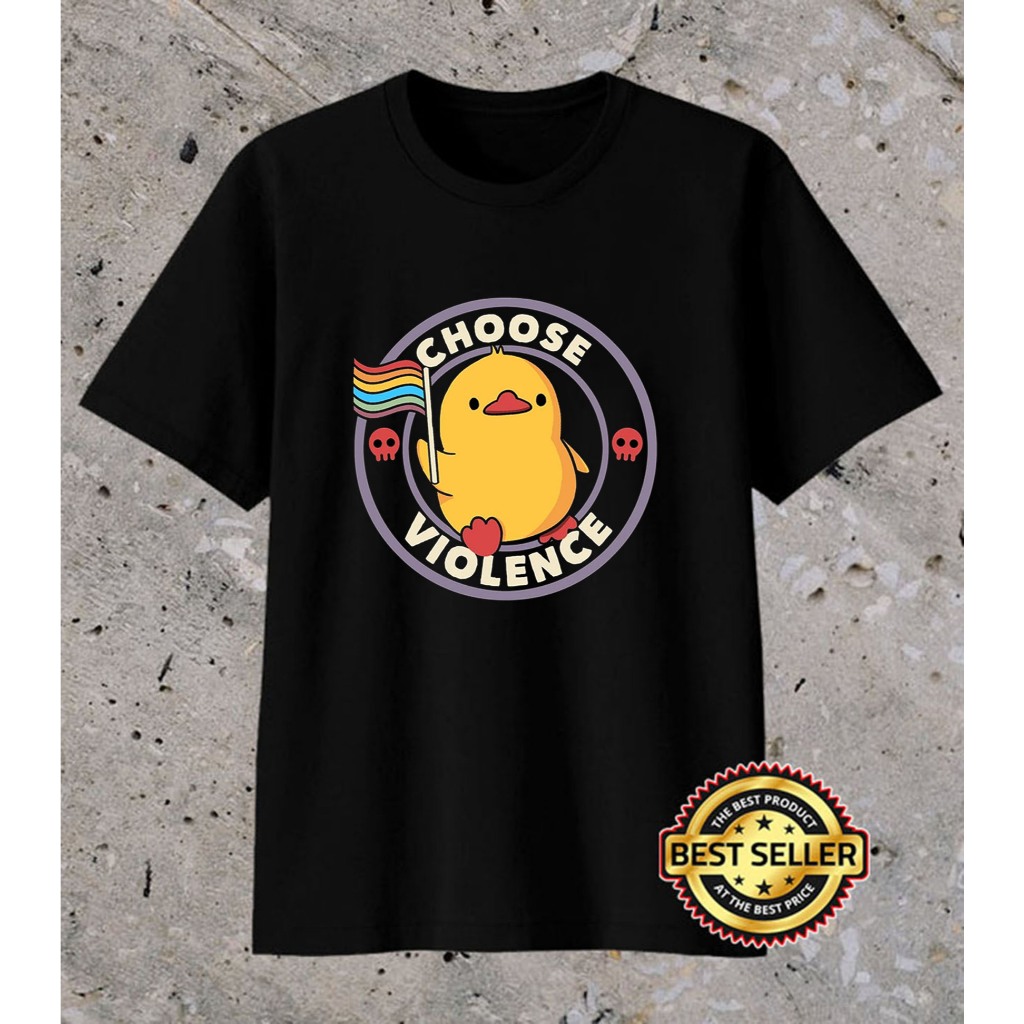 Jual Choose Violence Pride Duck Kaos | Shopee Indonesia